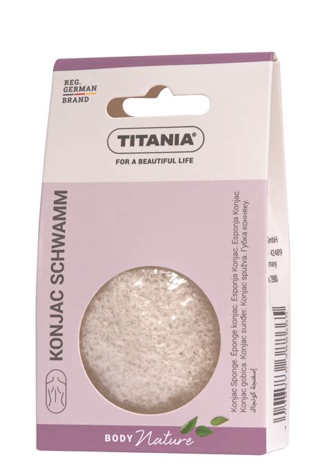 ნატურლენდი • Naturland Titania კონჯაკის სახის დასაბანი სპონჟი ნატურალური ფერის ნორმალური