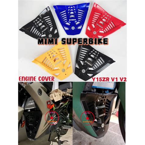 YAMAHA Y15ZR Y15 V1 V2 ENGINE COVER PVC PLASTIC YSUKU Y15Z BLACK BLUE