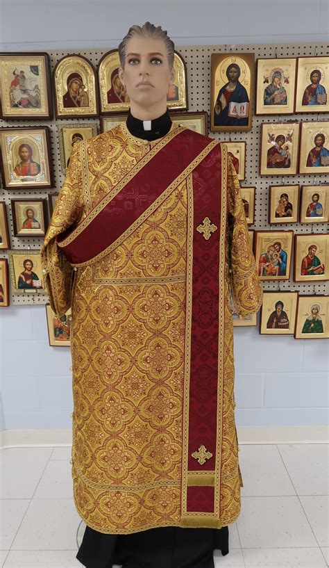 Deacon Vestment Set Byzantine Church Supplies