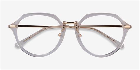 Tamara Geometric Clear Yellow Glasses For Women Eyebuydirect