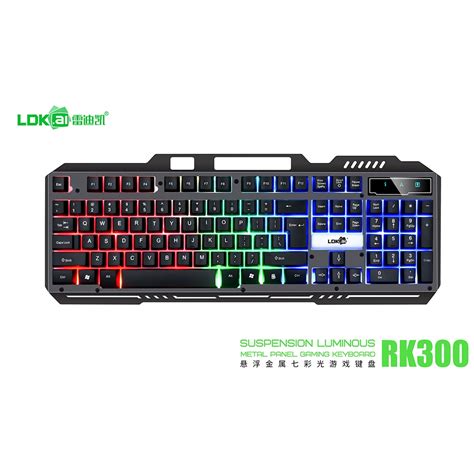 Ldkai LED RGB Gaming Keyboard Lighted Shopee Malaysia