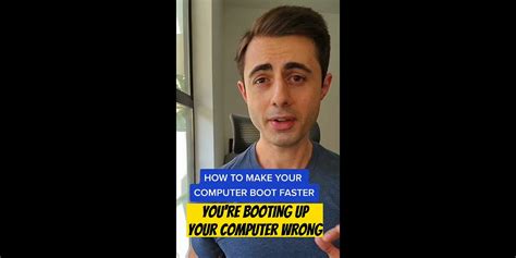 How To Boot Your Computer Faster By Arsen The Savvy Fam