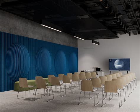 Convex Acoustic Felt Wall Panels