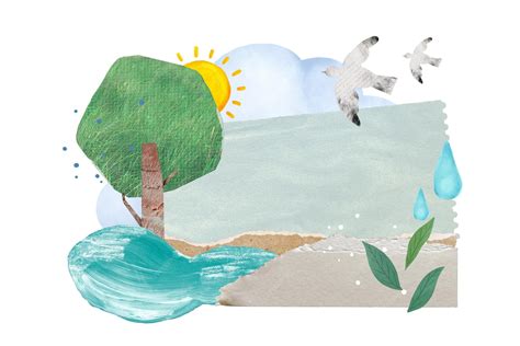 Эстетическая дерево Png наклейка натуральная бумага на прозрачном фоне Премиум фото