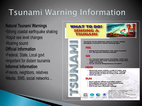 Tsunami Warning System PPT