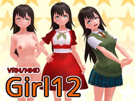 Mmd Vrmデータ Girl12 [mooncat] Dlsite 同人 R18