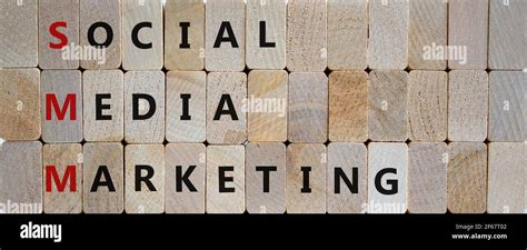 Smm Social Media Marketing Symbol Concept Words Smm Social Media