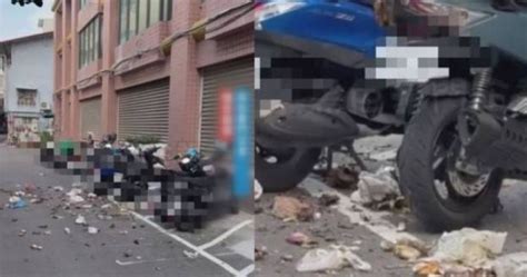 彰化降垃圾雨！8樓住戶濫丟「尿布、火龍果」 停放機車挨砸臭翻 社會 Ctwant