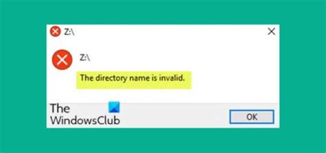 The Directory Name Is Invalid USB Error On Windows