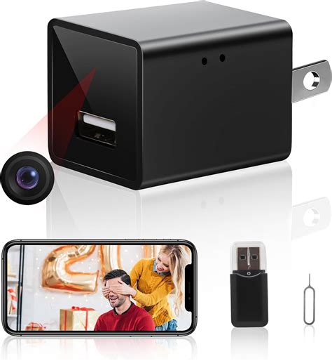 Cámara oculta Cámara espía 1080p Micro cámara Mini cámara Nanny Cam Cámaras pequeñas