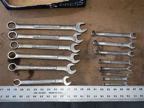Craftsman Sae Wrench Set Legacy Auction Company