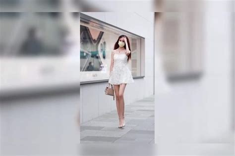 一米八的小姐姐，这腿不去蹬三轮可惜了 蜀都街拍三轮姐姐