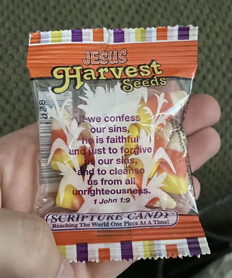 Candy Corn Isnt The Worst Halloween Candy Jesus Harvest Seeds” Are