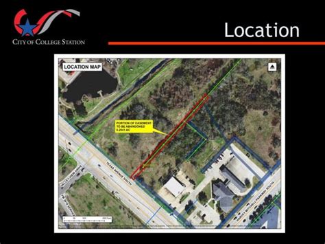 Texas Avenue Sewer Easement Abandonment Ppt
