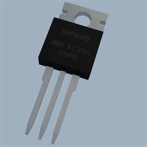 To 220 Transistor Free 3d Model Blend Free3d