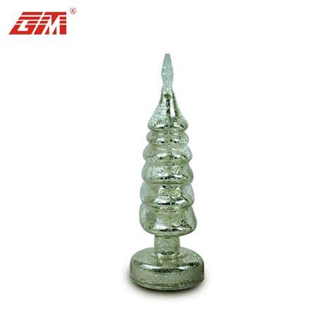 Handmade Led Lighted Mercury Glass Christmas Tree For Decoration China Handmade Led Lighted