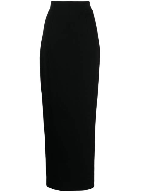 Rachel Gilbert Nova High Waist Long Skirt Black Farfetch Qa