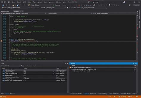 MySQL Compiling MySQL In Visual Studio On A Remote Linux Box