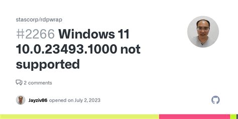 Windows 11 100234931000 Not Supported · Issue 2266 · Stascorp