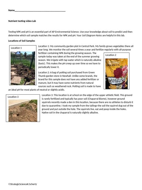 Soil Testing For Nutrient Analysis Pdf Soil Plant Nutrition