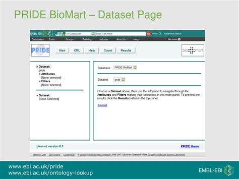 Ppt Pride The Proteomics Identifications Database Powerpoint Presentation Id 4662938