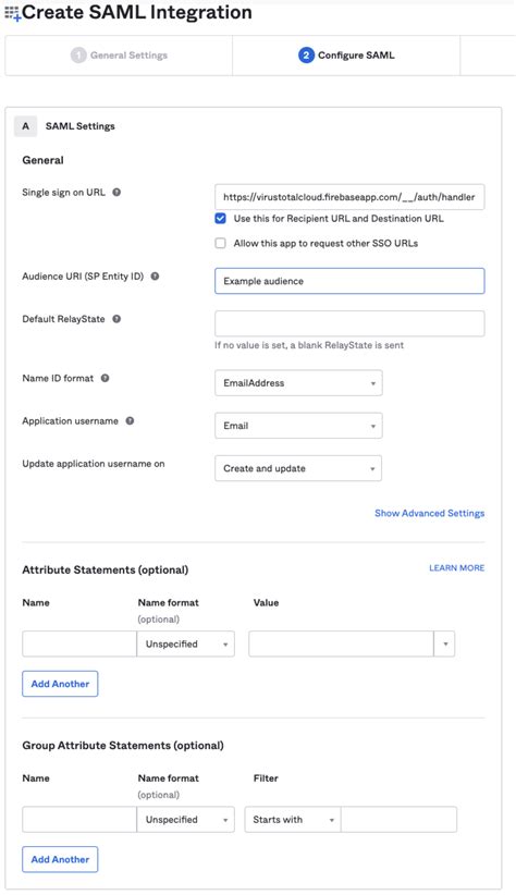 Configure SAML With Okta