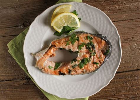 Grilled Salmon Steaks