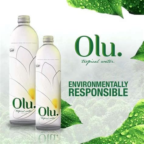 Olu Tropical Water Water Bottle Natural Minerals