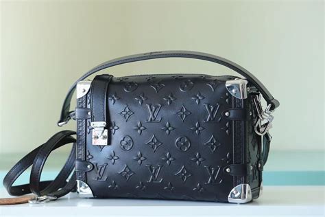 Louis Vuitton Side Trunk Monogram Black For Women In Cm M Temafes The Best Quality