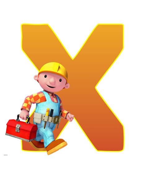 Kits Imprimibles Gratis Letras De Bob El Constructor
