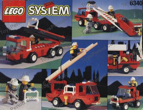 Lego 6340 Hook And Ladder Instructions And Parts List