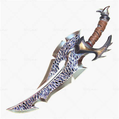 Fantasy Sword 12 3d Model