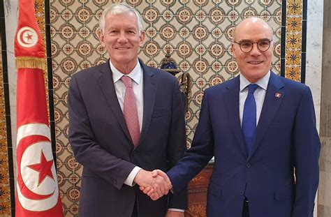 Nabil Ammar reçoit lAmbassadeur de France en Tunisie L écho Tunisien