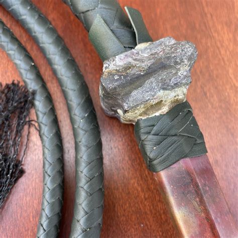 I Was Asked To Make A Thong For A Prefabricated Handle Made From Iron And Copper We Agreed On