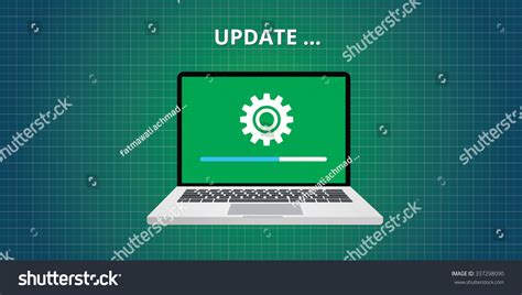 Data Update Synchronize Bar Process Stock Vector Royalty Free