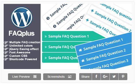 Faqplus 워드프레스 프리미엄 Faq 플러그인 워드프레스 정보꾸러미