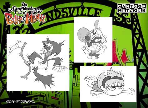 Grim Adventures Of Billy And Mandy Anime Billy