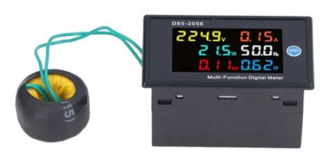 Monitor De Voltaje Pantalla Digital Lcd Monofásica De Potenc Cuotas