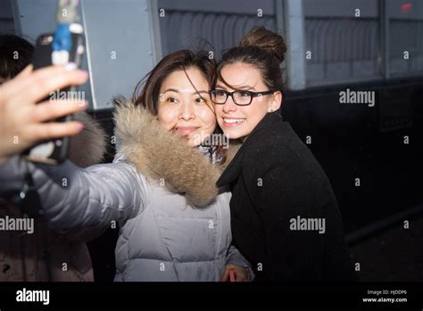 New York Usa 24th Jan 2017 Madisyn Shipman Visits The Empire State