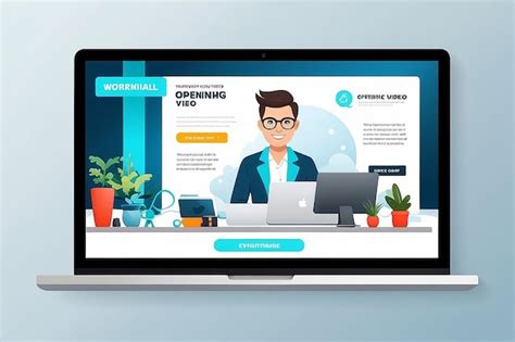 Premium Photo Fully Editable Video Thumbnail Design For Opening Video Tutorials