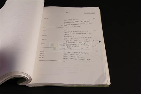 The Prop Gallery Annotated Working German Dubbing Script