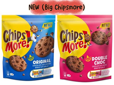 New Chipsmore Handy Multipack Mini Chips More Hazelnuts Choco Chip Double Choc Original
