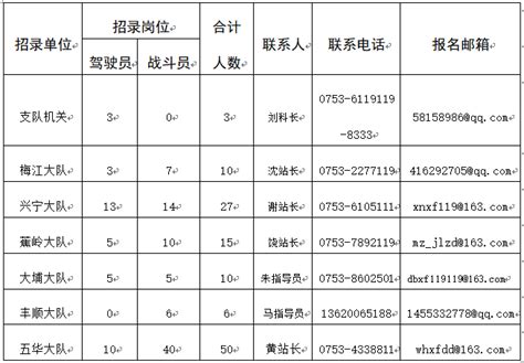 梅州市消防救援支队2023年第二批政府专职消防员招聘公告 闻思教育