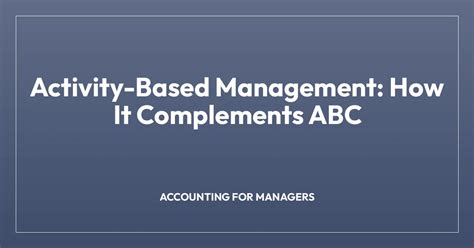 Accounting For Managers • Slm Self Learning Material For Mba