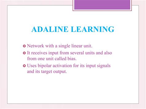 Basic Learning Algorithms Of Ann Pptx