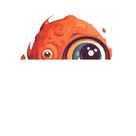 사이클롭스 클립 아트 큰 눈을 가진 오렌지 괴물 디자인 만화 벡터 물벼룩 클립 아트 만화 Png 일러스트 및 벡터 에 대한 무료 다운로드 Pngtree