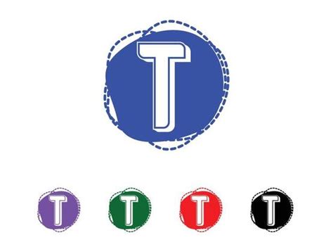 Letter T Typography Vector Art Icons And Graphics For Free Download