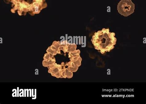 Fire Flame Explodes Burning Video Transitions On Transparent