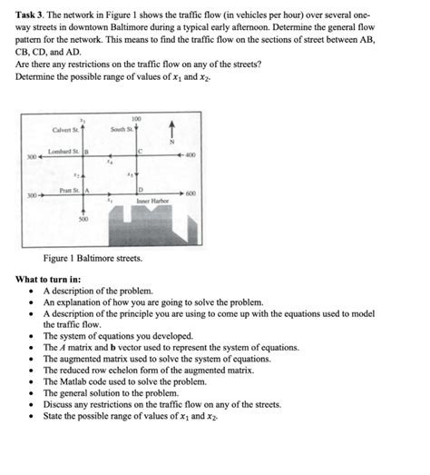 [solved] task 3 the network in figure 1 shows the traffi