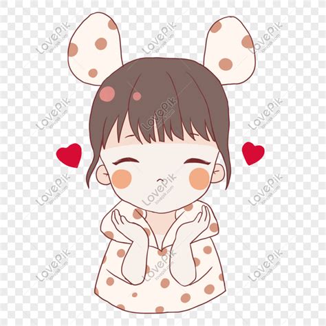 칠석 귀여운 소녀 일러스트 Png 일러스트 무료 다운로드 Lovepik